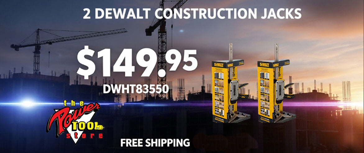 DEWALT DWHT83550 TOUGHSERIES Construction Jacks - (2) Pack FREE SHIPPI — The Power Tool Store