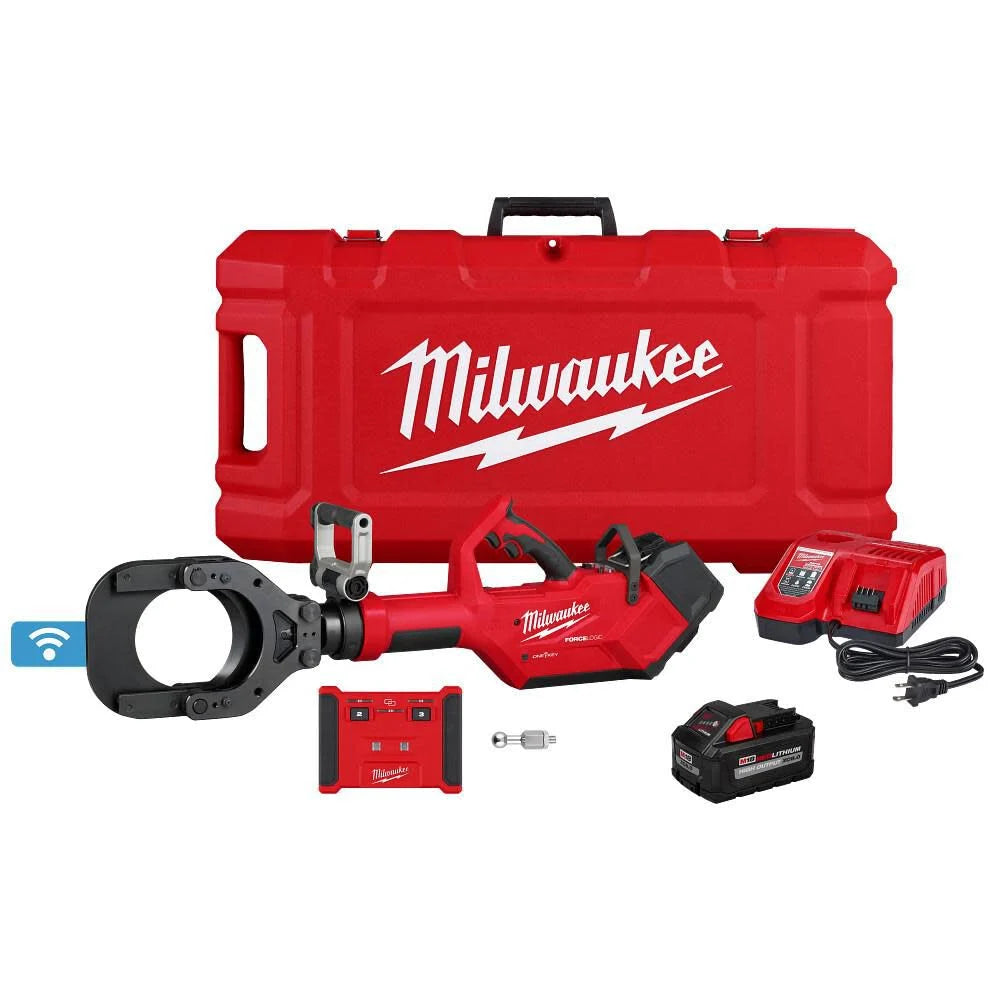 MILWAUKEE M18™ FORCE LOGIC™ 5” Underground Cable Cutter w/ Wireless Re ...