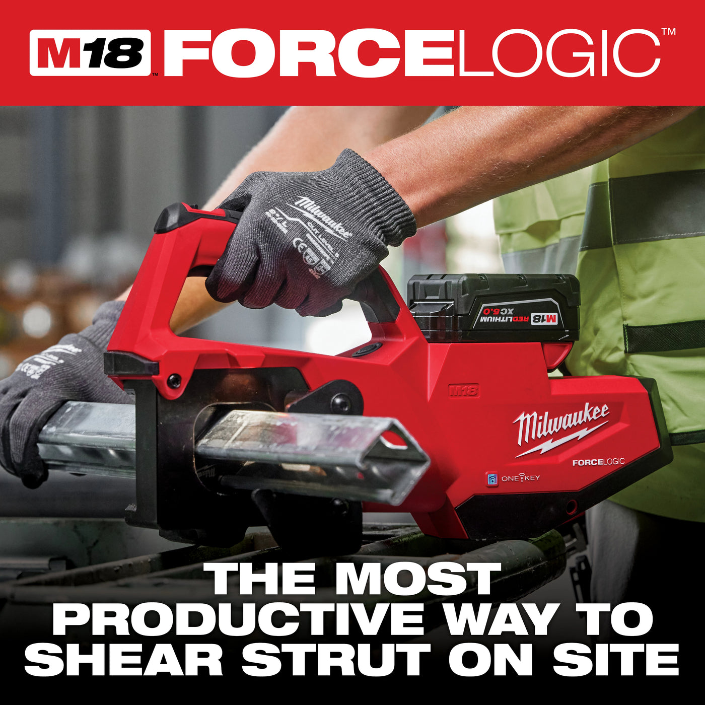Milwaukee Tools M18™ FORCE LOGIC™ Single Channel Strut Shear — The ...