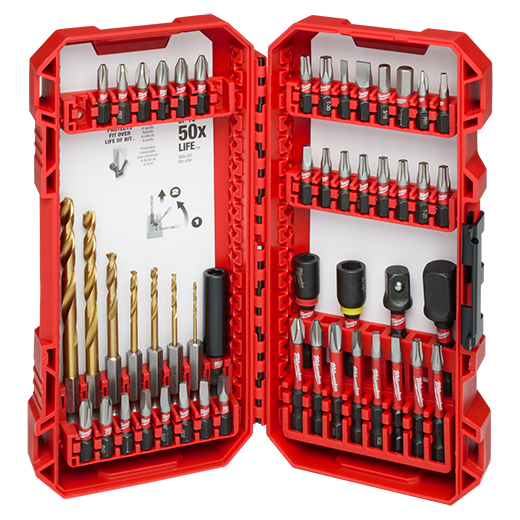 Milwaukee SHOCKWAVE Impact Duty 50PC Drill & Drive Set 48-32-4013 — The ...