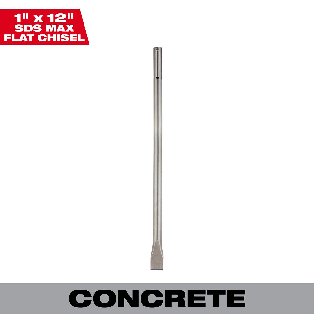 Milwaukee 1" x 12" SDS-MAX Cold Chisel 48-62-4079 — The Power Tool Store