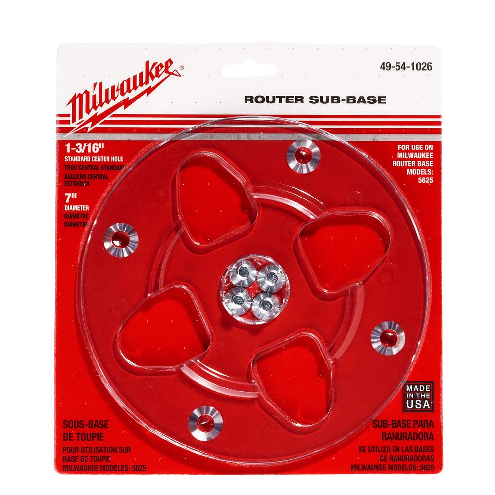 Milwaukee 7-Inch Router Sub-Base 49-54-1026 — The Power Tool Store