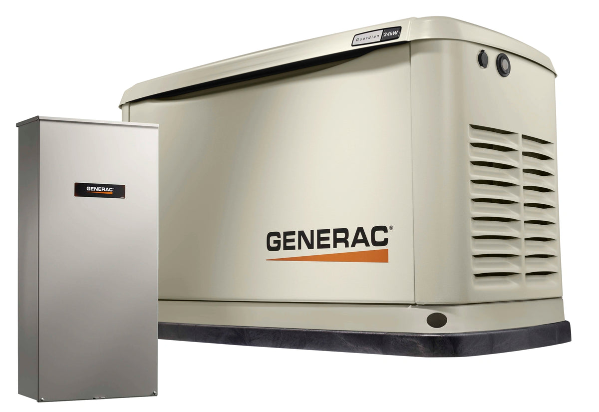 GENERAC GUARDIAN 24KW Home Back Up Generator w/ Free Mobile Link 7210 ...