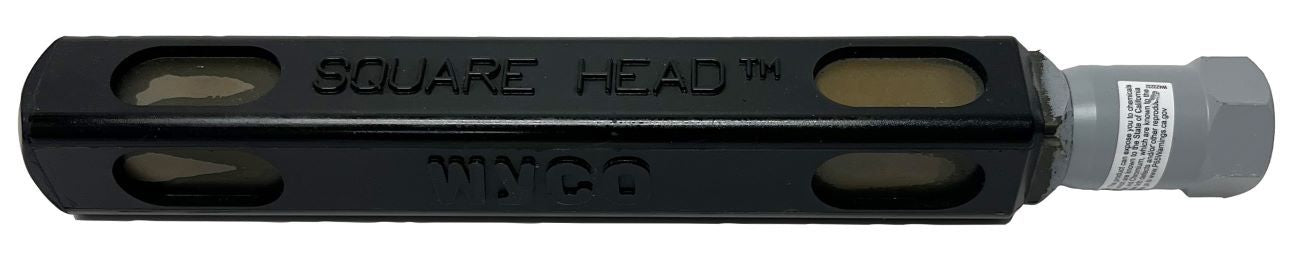 WYCO 1-3/4" Polyurethane Coated Square Vibrator Head — The Power Tool Store