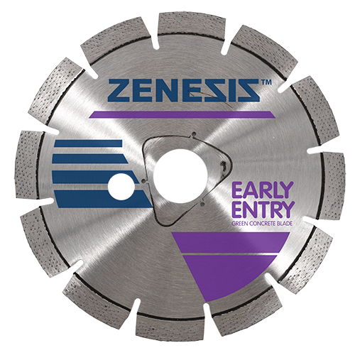 DIAMOND VANTAGE ZENESIS™ Z100 Purple Green Concrete Blades — The Power ...