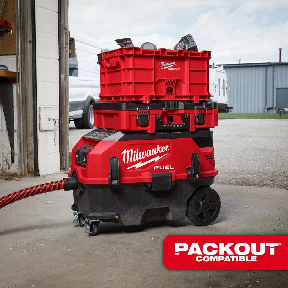MILWAUKEE 0888-20HD M18 FUEL™ 9 Gallon Dual Battery Dust Extractor w ...